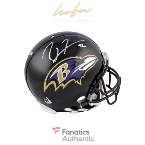 Ray Lewis Baltimore Ravens Autographed Pro-Line Riddell Authentic ...